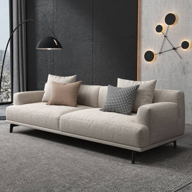 Home by Sean Catherine Lowe Veda 118 Square Arm Sofa with Reversible Cushions Reviews Wayfair Canada